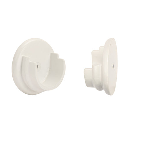 Kirsch 1 3/8" Wrought Iron Inside Mount Socket | DRD