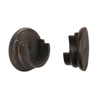 Kirsch 1 3/8" Wrought Iron Inside Mount Socket | DRD
