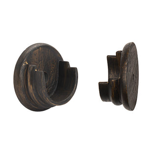 Kirsch 1 3/8" Wrought Iron Inside Mount Socket | DRD