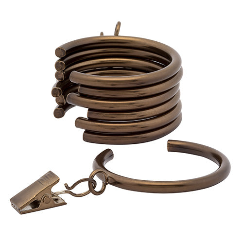 Kirsch 1 3/8" Designer Metals C-Rings | DRD