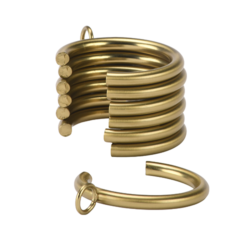 Kirsch 1" Designer Metals C-Rings | DRD