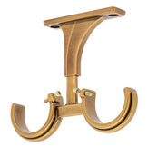 Kirsch 1 3/8" Designer Metals Double Ceiling Bracket – DRD