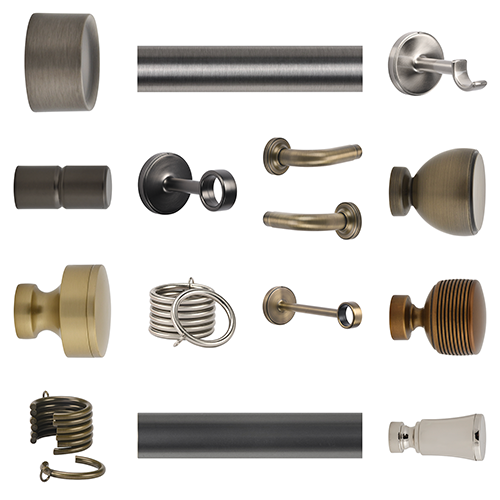 Decorative Drapery Hardware | Decorative Drapery Rods | DRD