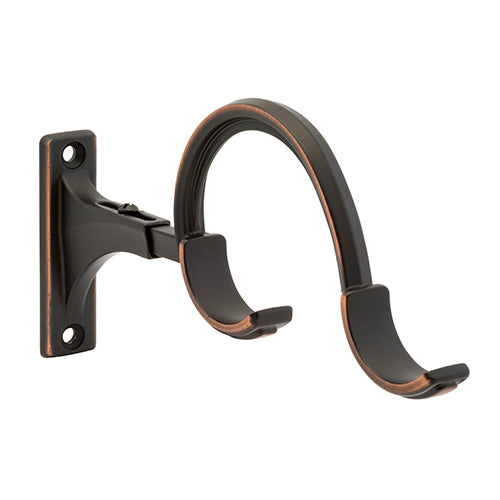 Kirsch 1 3/8" Designer Metals Double Bypass Bracket – DRD