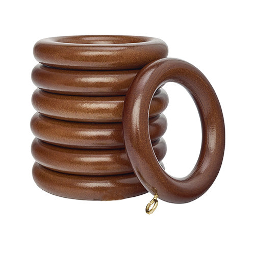 Kirsch 1 3/8" Wood Trends Rings | DRD