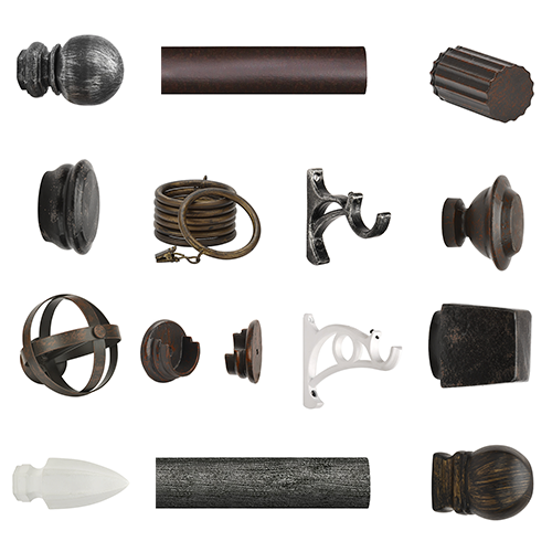 Decorative Drapery Hardware | Decorative Drapery Rods | DRD