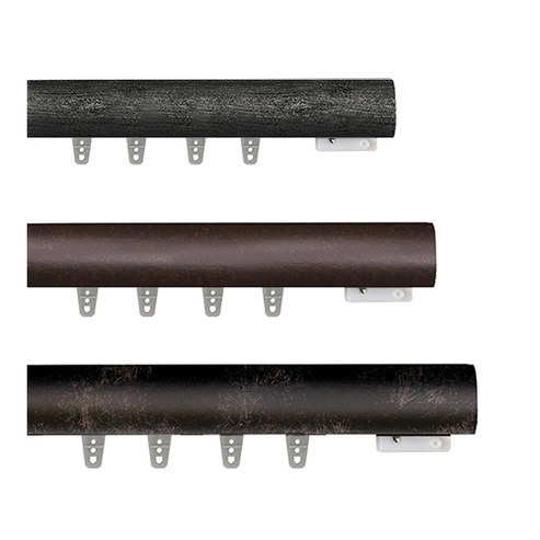 Wrought Iron Traverse Curtain Rods | 1 3/8 Inch | DRD