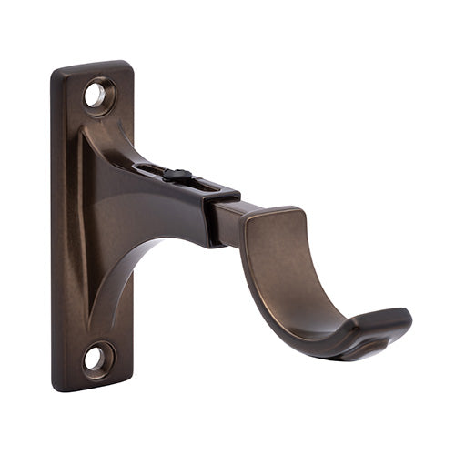 Kirsch 1 3/8" Designer Metals Decorative Bypass Bracket | DRD